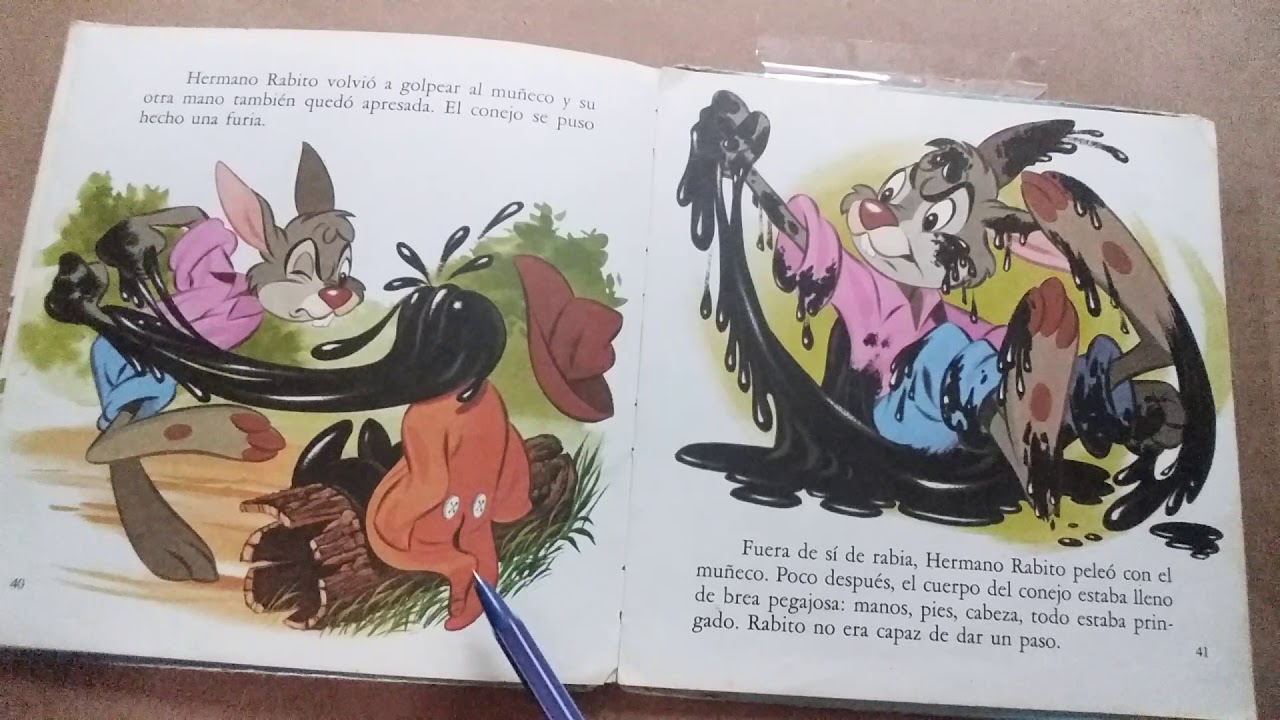 Cuento infantil: HERMANO RABITO Y EL MUÑECO DE BREA - YouTube