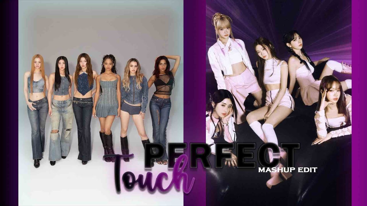 The "PERFECT TOUCH"💜🩷 Mashup edit #katseye #lesserafim - YouTube