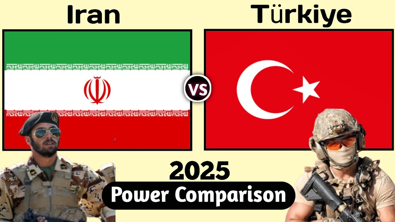 Iran vs Turkey Millitary Power Comparison 2025| Turkey vs Iran ...