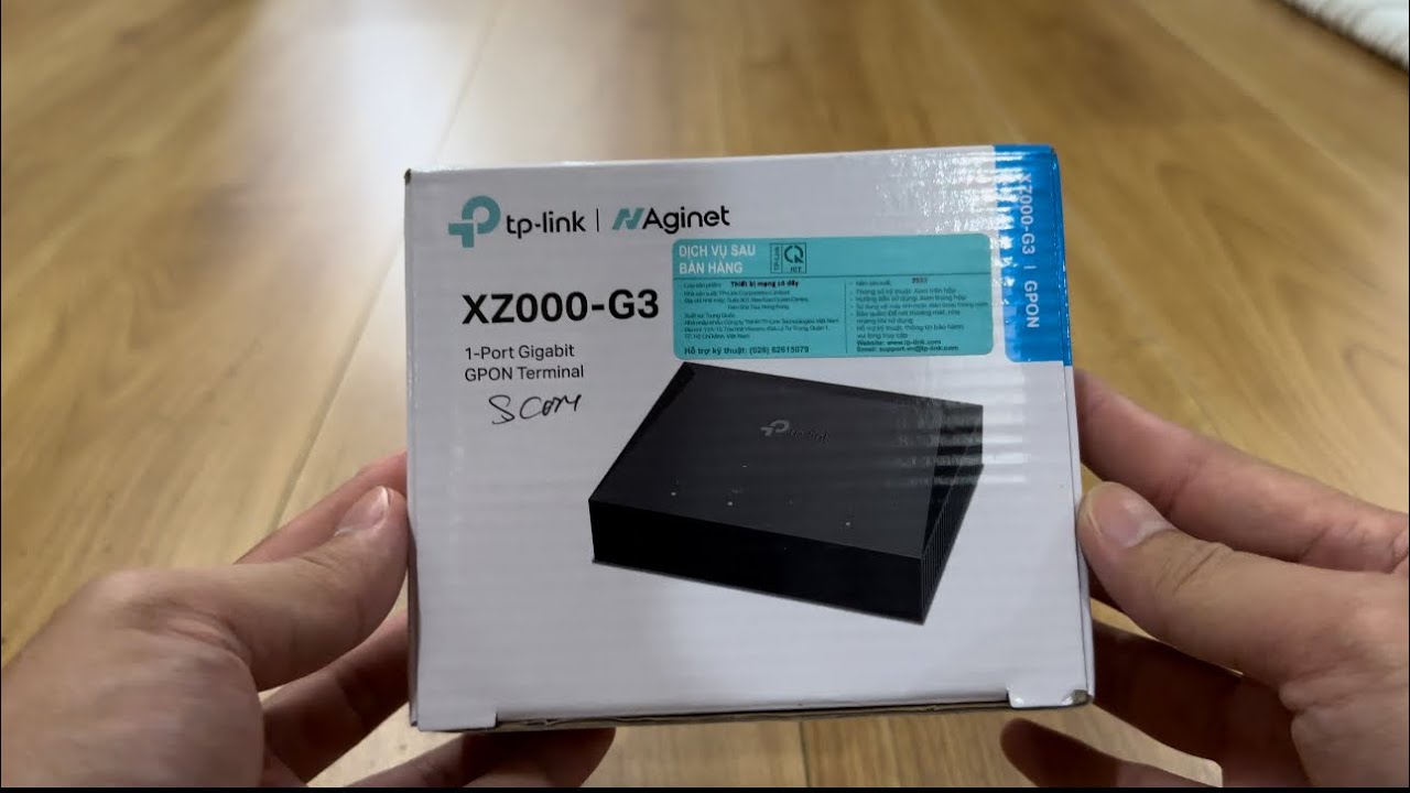 Unboxing trên tay convertor Tplink xz000 G3 - YouTube