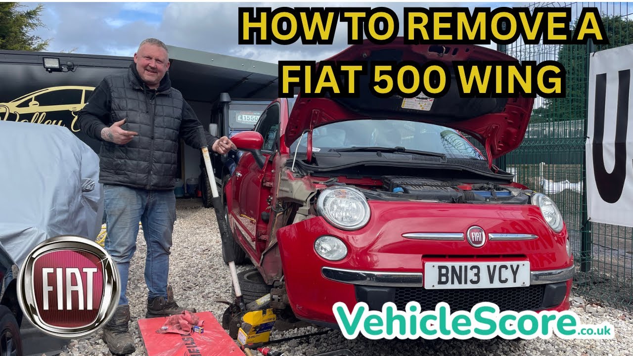 HOW TO REMOVE A FIAT 500 Front Wing 2008 0nwards QUICK HOW TO VIDEO ...