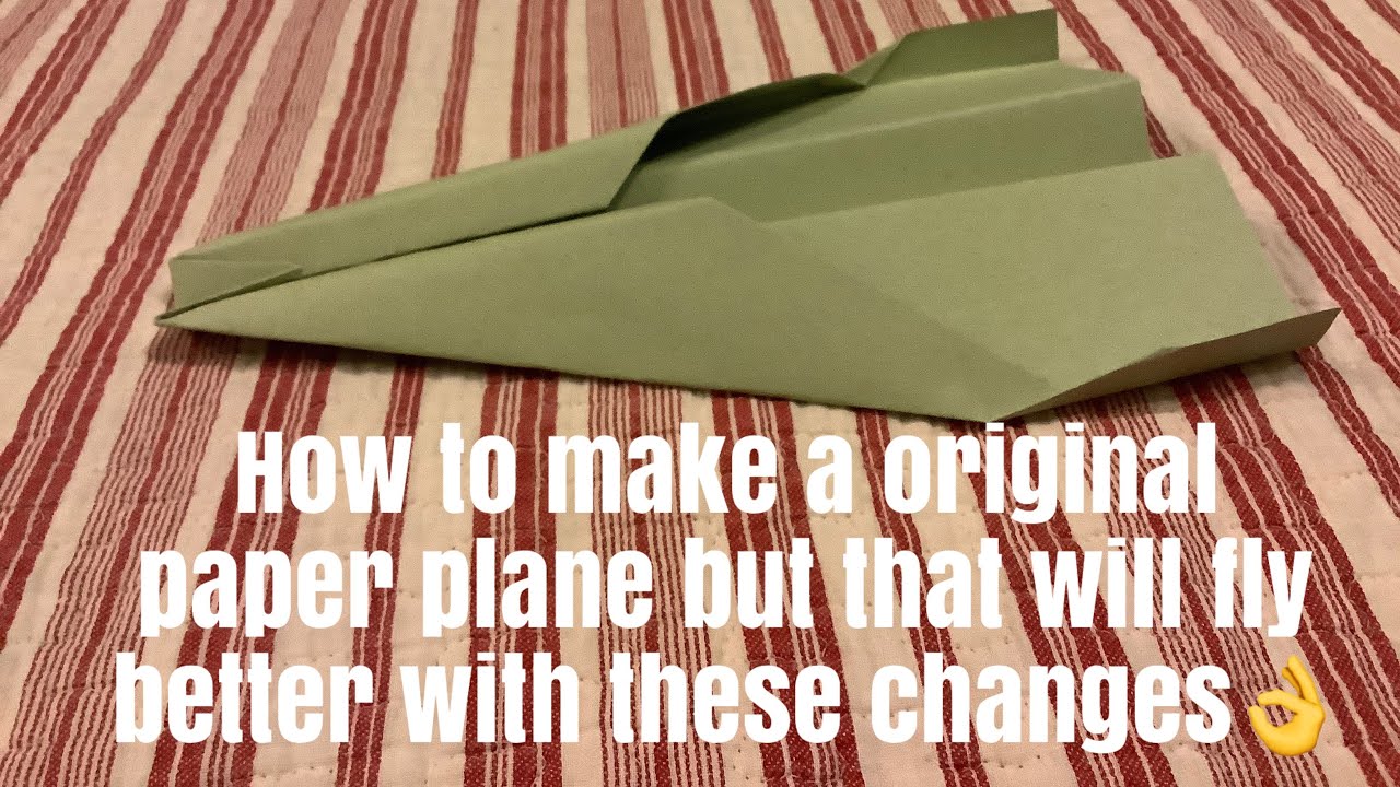 How To Upgrade Your Paper Plane | Easy | How To Upgrade Paper Planes ...