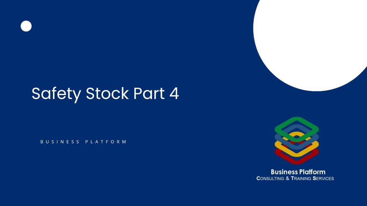 Safety Stock Part 4 - YouTube