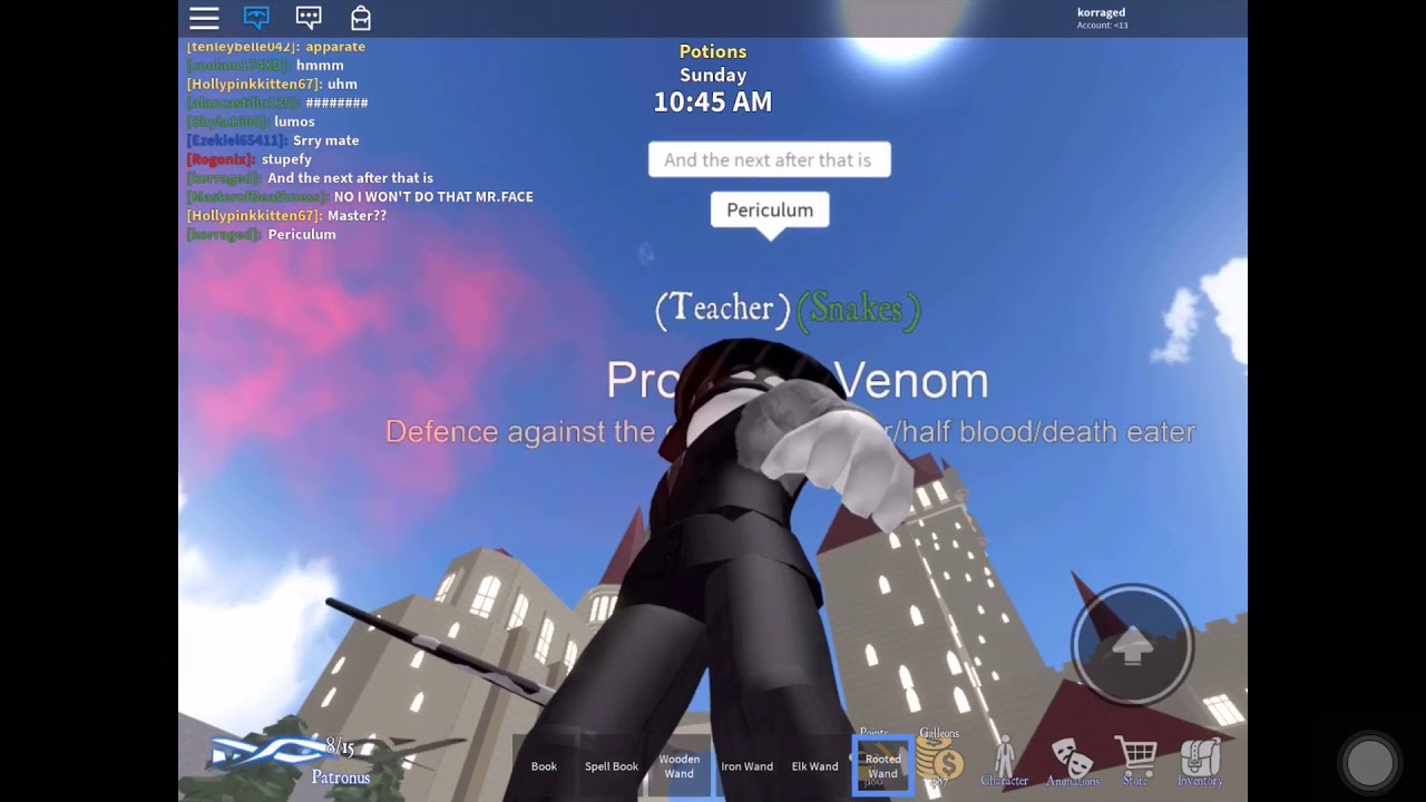 All the free spells in wizard life|roblox - YouTube