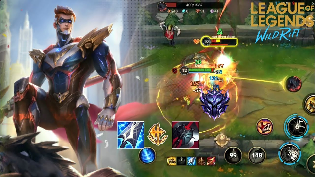 Jayce Vs. Aatrox Baron Lane - Wild rift - YouTube