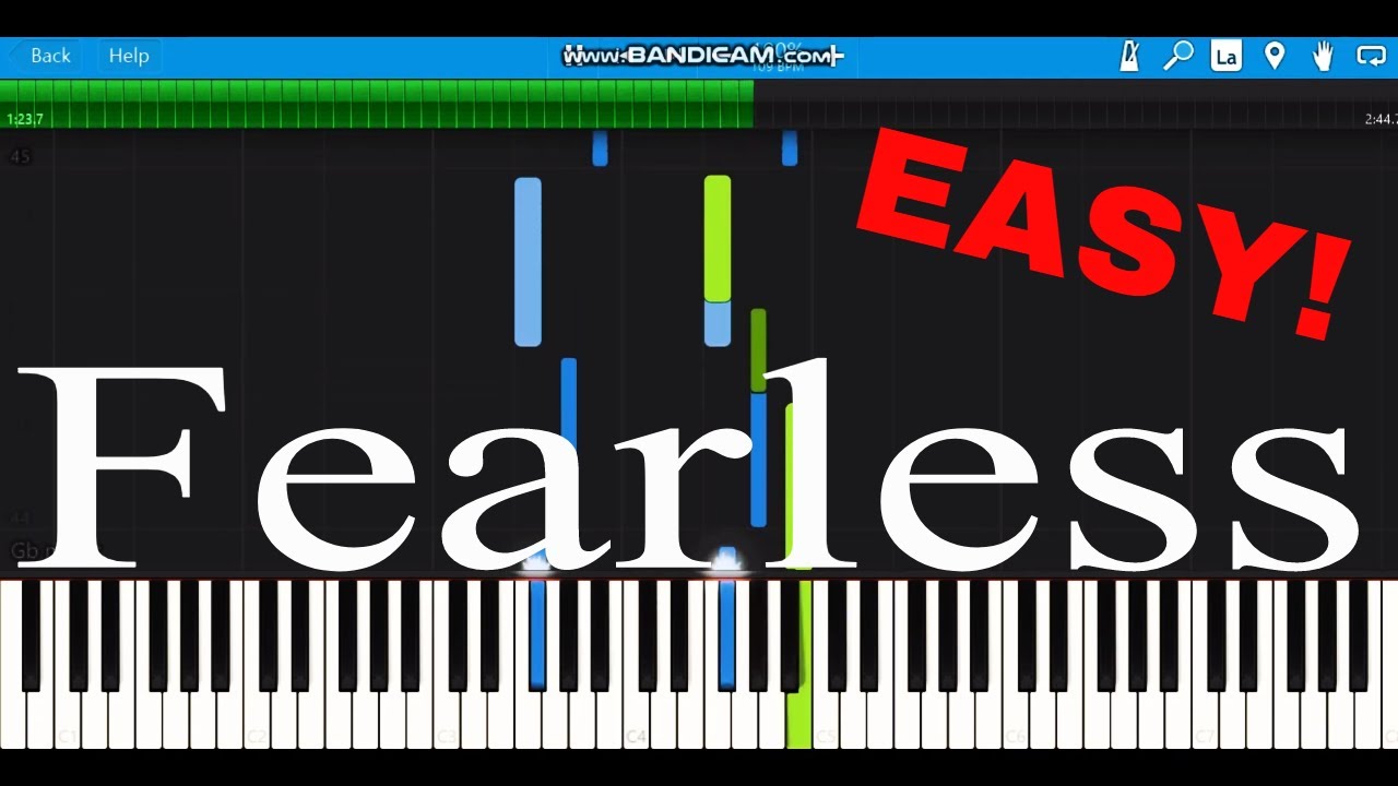 TULE-Fearless PT. 2|piano tutorial| Chords - Chordify