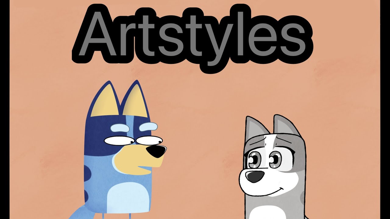 “Artstyles” (Bluey Comic Dub) #Bluey #comicdub - YouTube