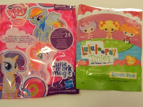 NEW MLP Series 12 Cutie Mark Magic & Lalaloopsy Tinies Blind Bags