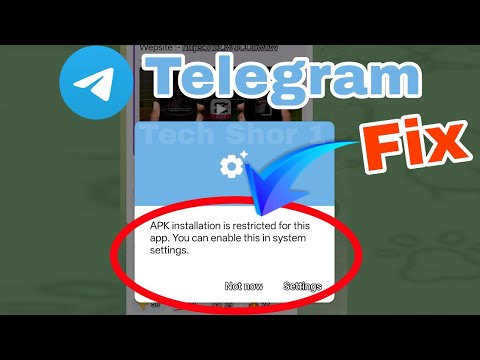 Telegram Fix APK Installation Is Restricted For This App Problem Solve