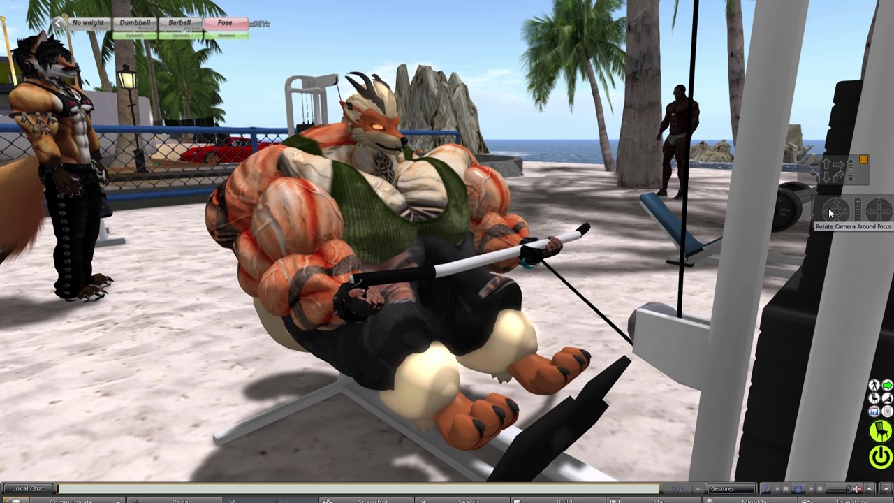 Arcanine Muscle - Second Life - YouTube