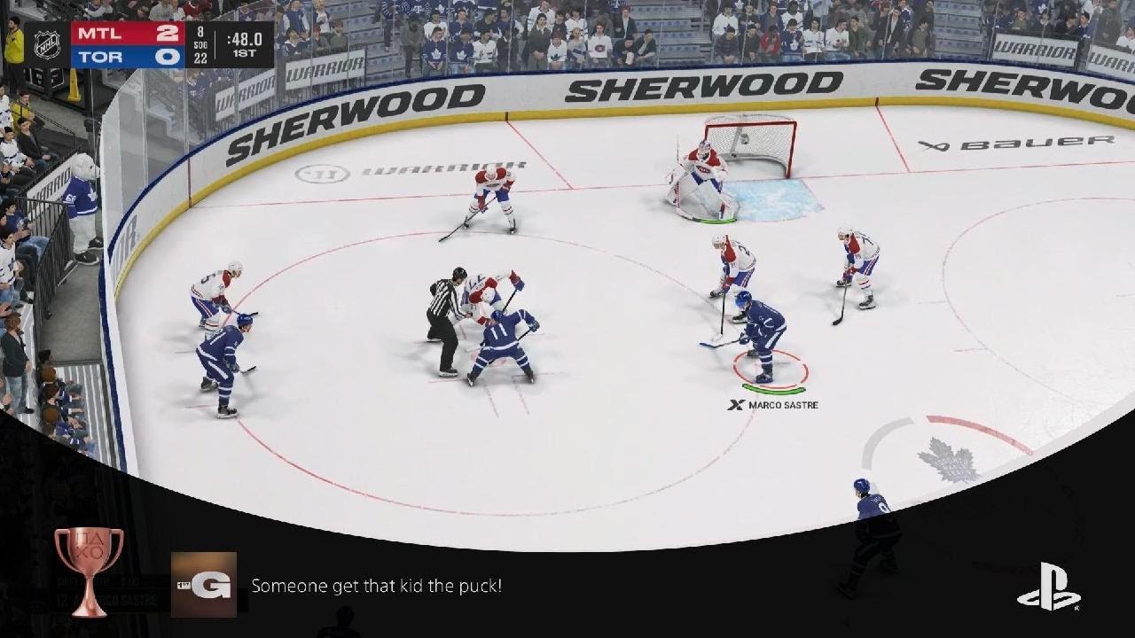 NHL 26 PS5 Trofeo Someone get that kid the puck! - YouTube