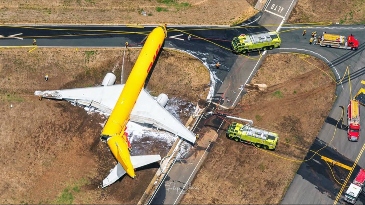 Split in Half | DHL de Guatemala Flight 7216 - YouTube