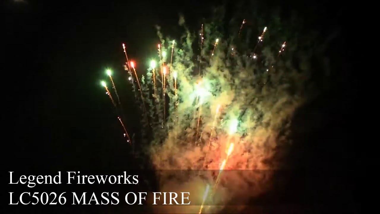 Mass of Fire by Legend Fireworks - YouTube