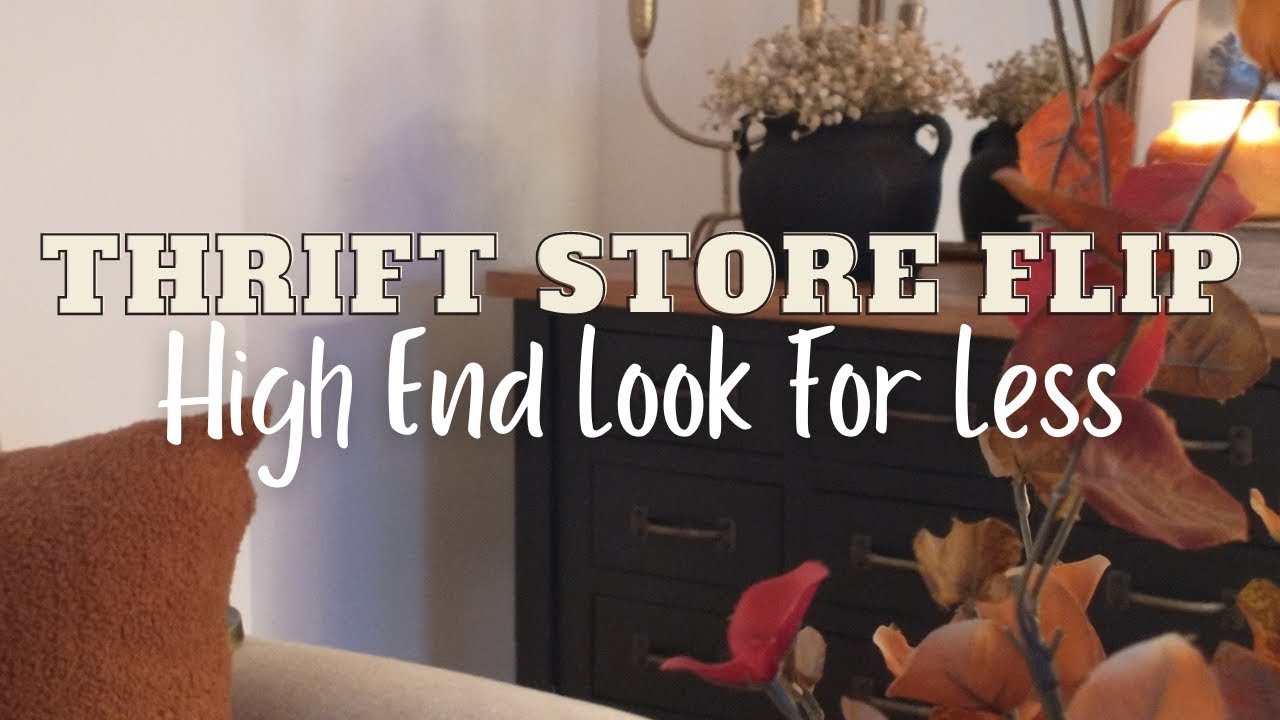 Fall Thrift Store DIY | Simple Thrift Flip | Furniture Makeover | Get A ...