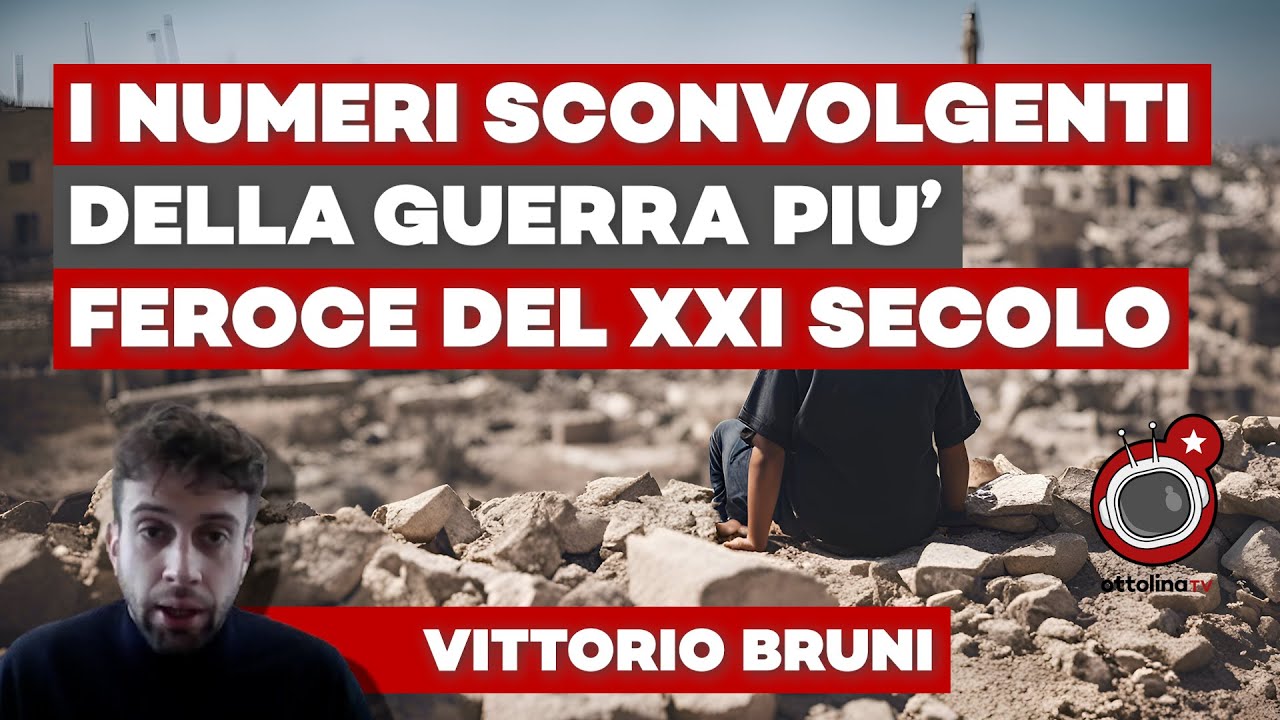 GAZA: tutti i numeri SCONVOLGENTI della guerra PIU’ FEROCE DEL XXI ...