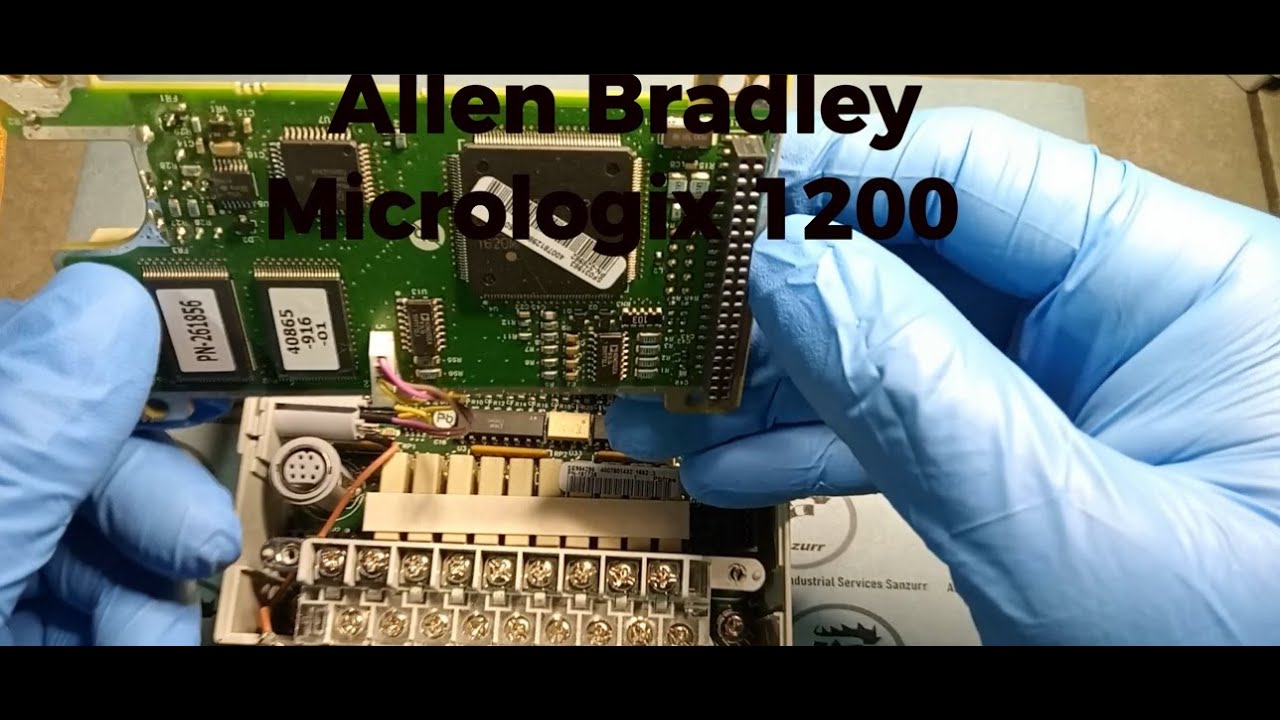 Micrologix 1200 Repair and Maintenance - YouTube