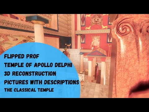 Temple of Apollo Delphi 3d reconstruction pictures with descriptions ...