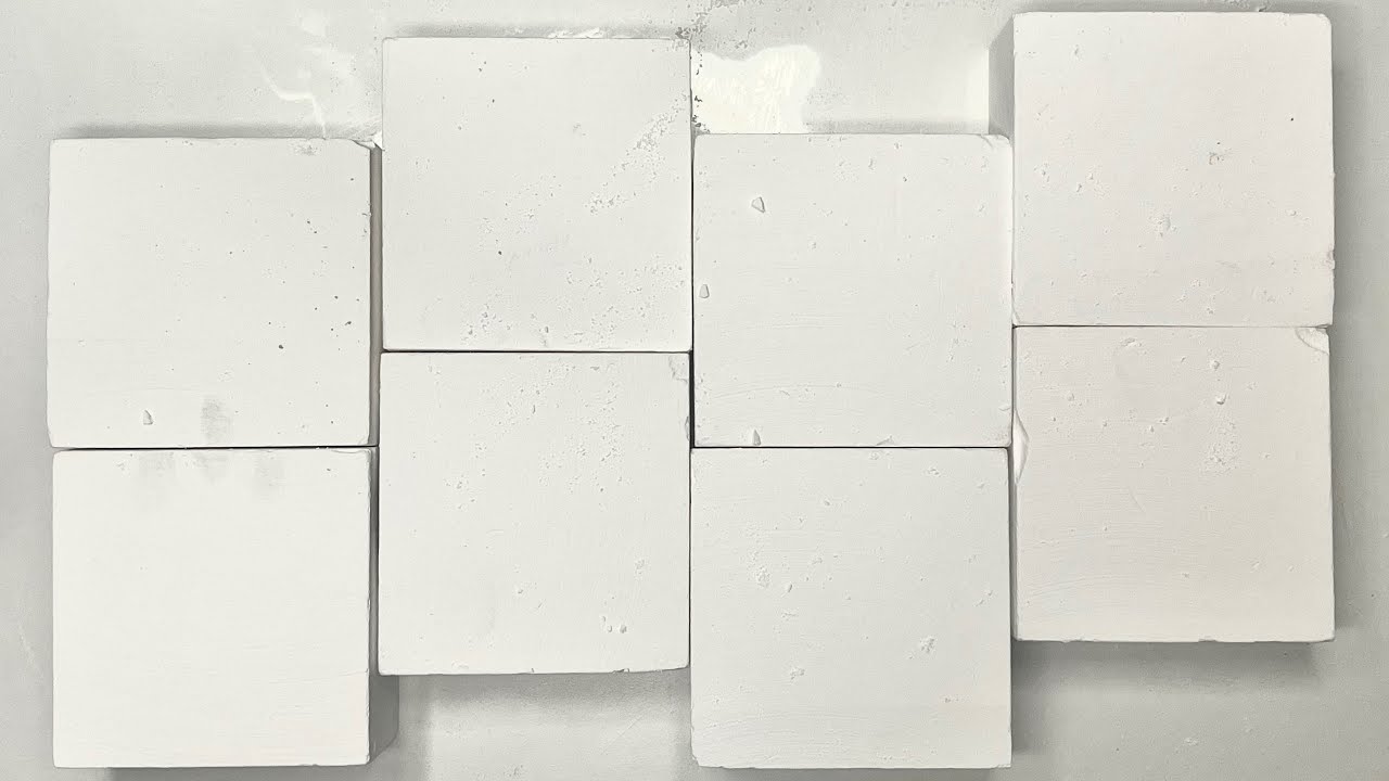 Very crunchy crispy 8 PJ blocks gym chalk crush ASMR | satisfying 🤍 ...