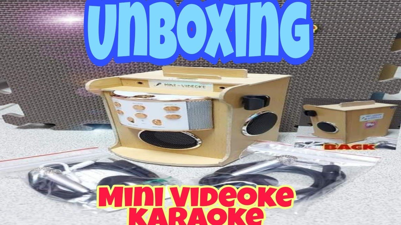 Mini Videoke Karaoke #Unboxing - YouTube