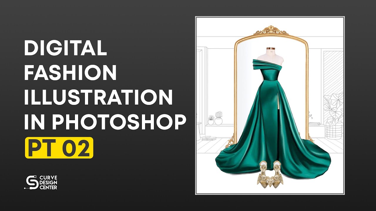 How To Draw A Dress in Photoshop 2024 | Part 02 - YouTube