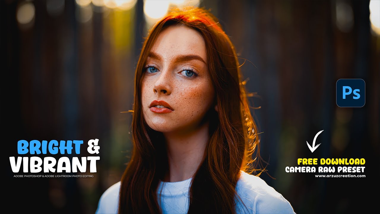 Photo Editing Tutorial: Bright & VIBRANT Color Grade in Photoshop - YouTube