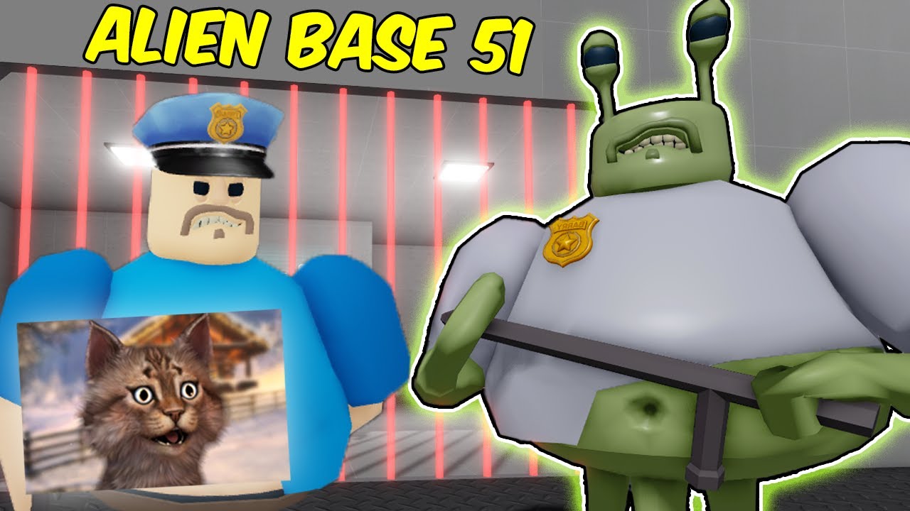 ESCAPE BARRY ALIEN BASE IN ROBLOX - YouTube