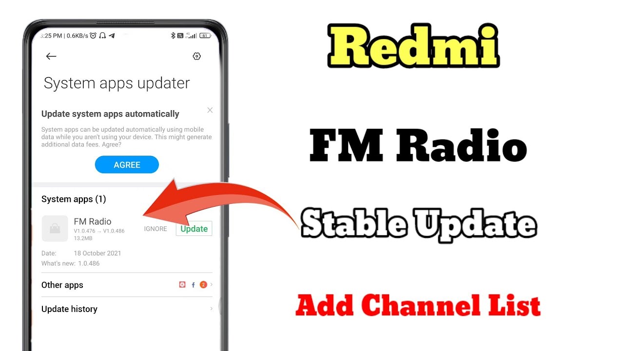 redmi device stable update FM Radio | Miui 12 Fm radio | - YouTube