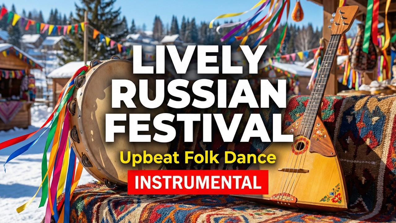 Upbeat Russian Restaurant Songs | 10 Hours Lively Balalaika & Folk ...