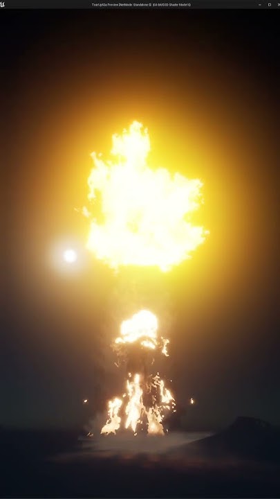 Unreal Engine 5 Oppenheimer Tribute Nuke using Fluid Ninja and Point Cloud replay - YouTube