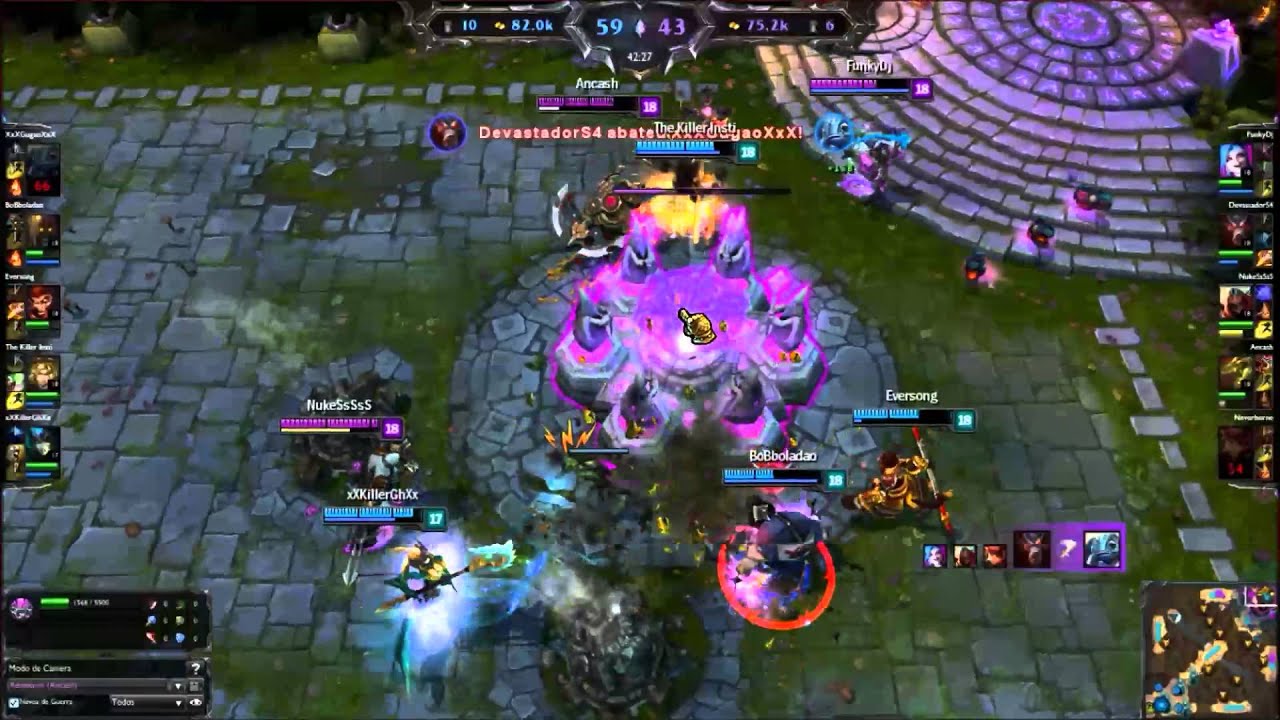 League of Legends - Ranked Gold GG Inibidor. - YouTube