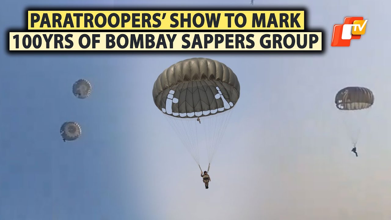 100 Paratroopers Showcase Mid-air Drills On 100 Years Of Iconic War ...