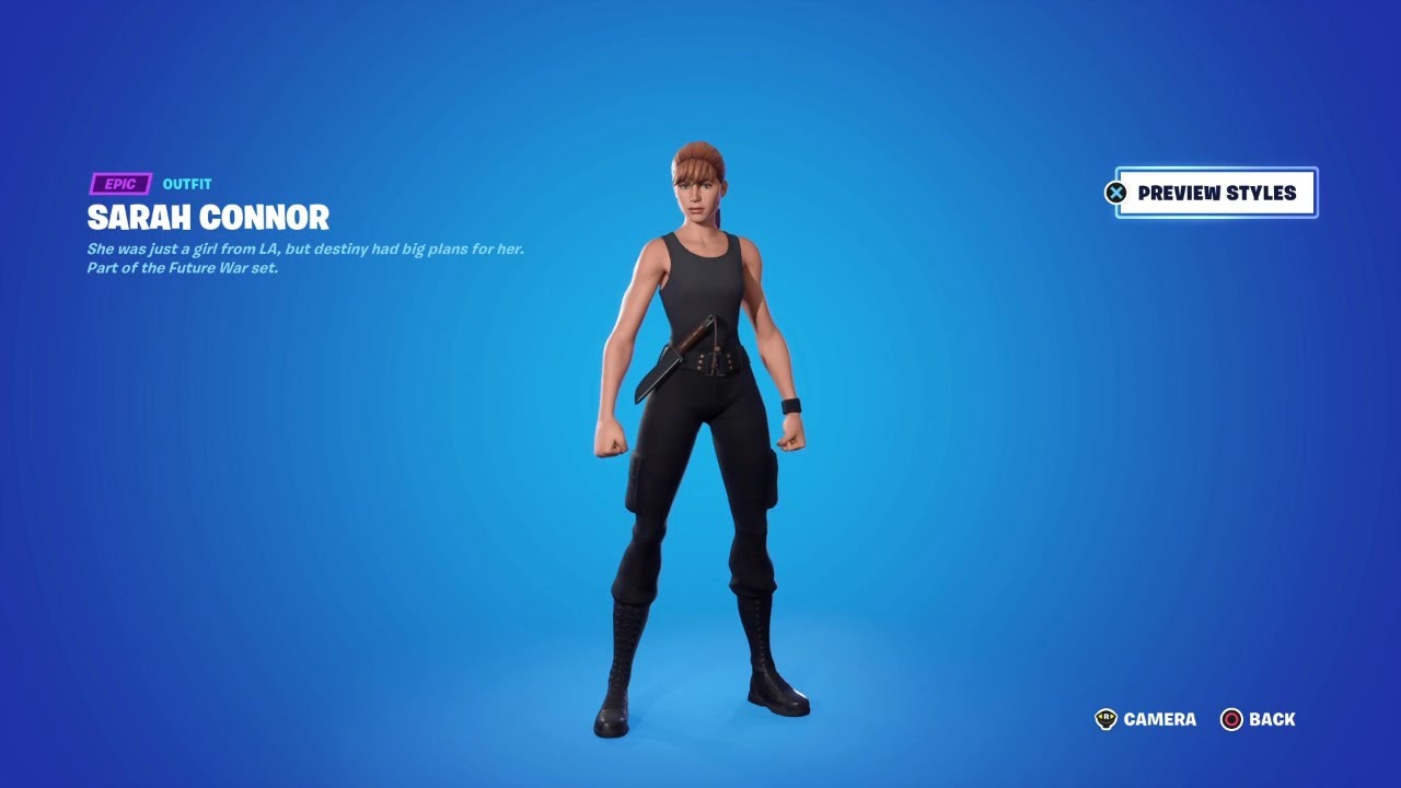Fortnite Sarah Connor Skin - YouTube