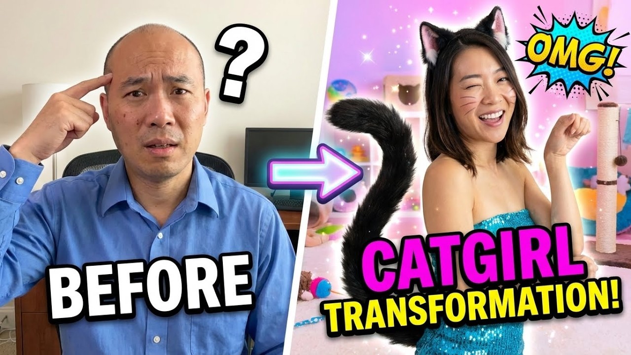 Turned Into a Catgirl IRL (Transgender | Gender Swap | Body Swap | MTF ...