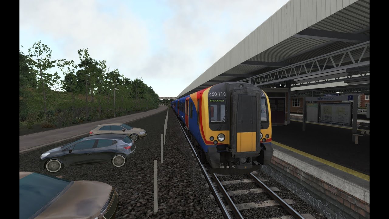 TS2020 Lymington Pier - Brockenhurst SWT Class 450 - YouTube