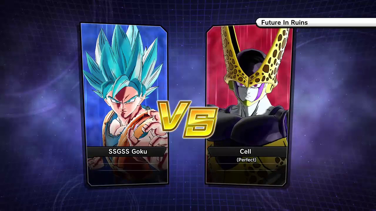 SSJ BLUE Goku vs. Golden Perfect Cell - YouTube