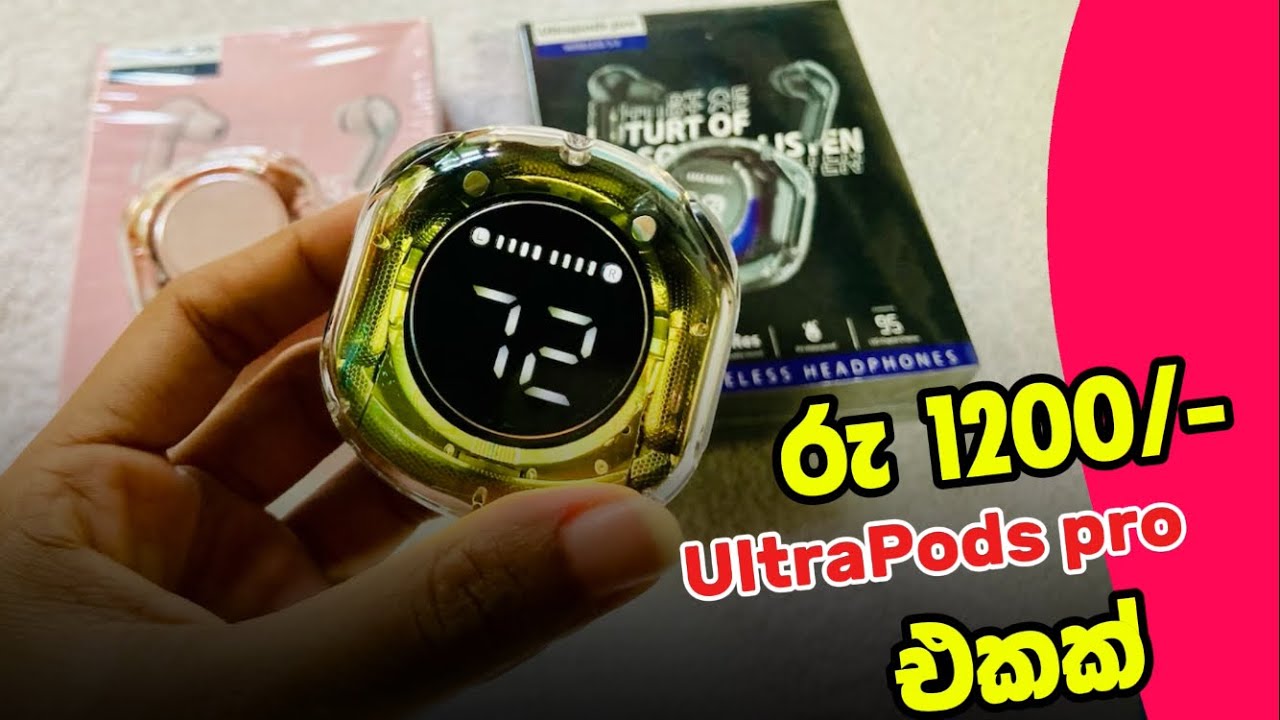 Ultra pods pro earbuds - YouTube
