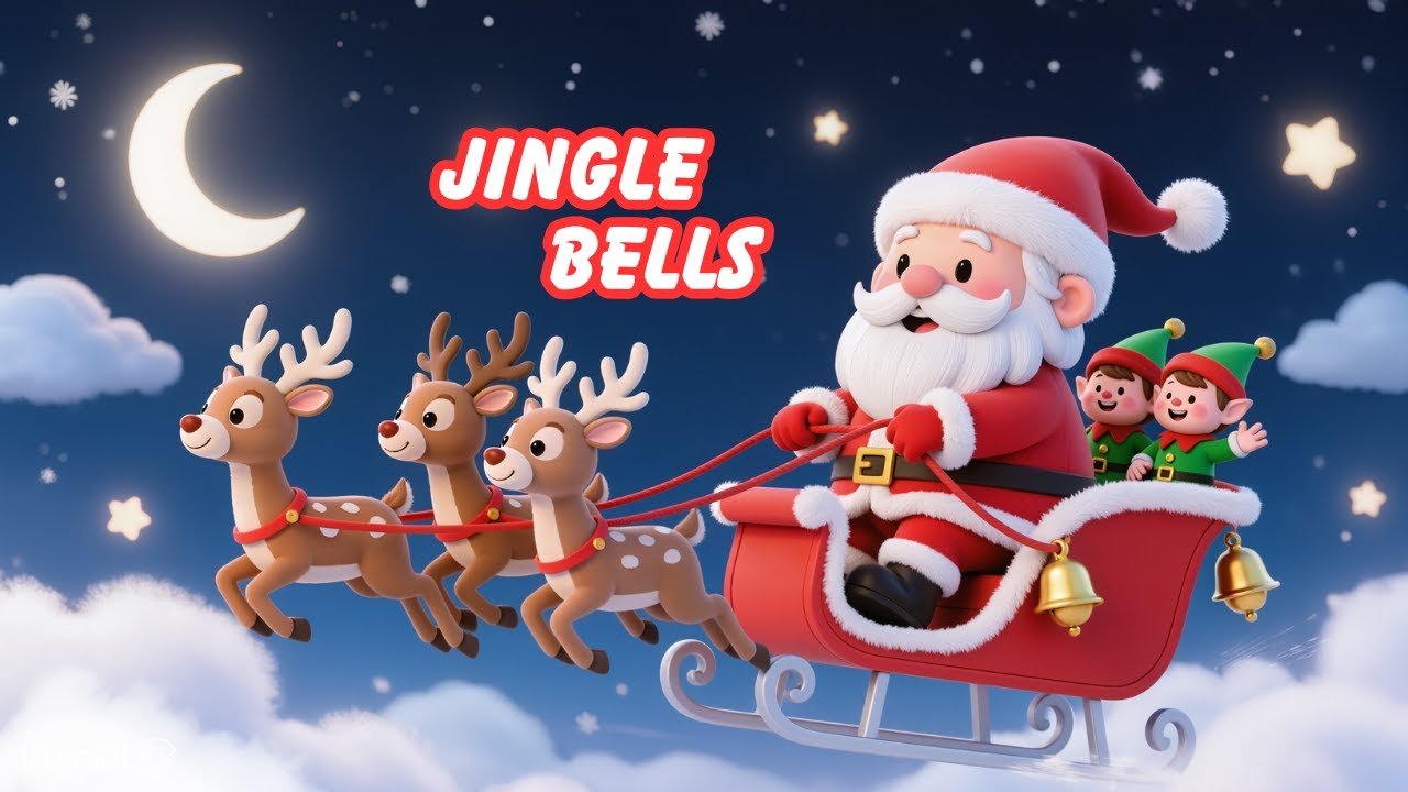 Santa Claus Song for Kids | Merry Christmas Story Rhyme | Eva Miracle ...
