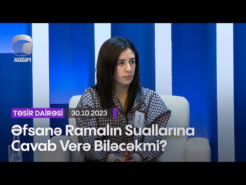 Əfsanə Ramalın Suallarına Cavab Verə Biləcəkmi?