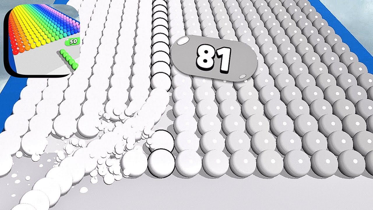 Snake Color - All Levels Gameplay Android,ios (Levels 415-418) - YouTube