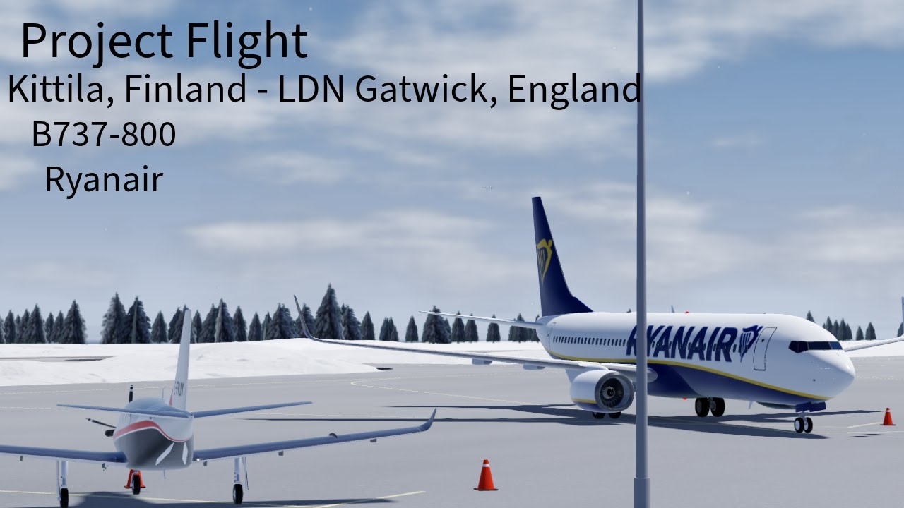 Project Flight Kittila - Gatwick (ignore where i taxing at gate) - YouTube