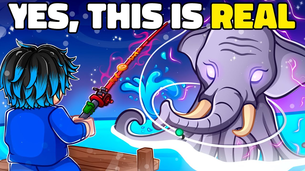 Finding the Rare Octopus Elephant in Roblox Fisch - YouTube