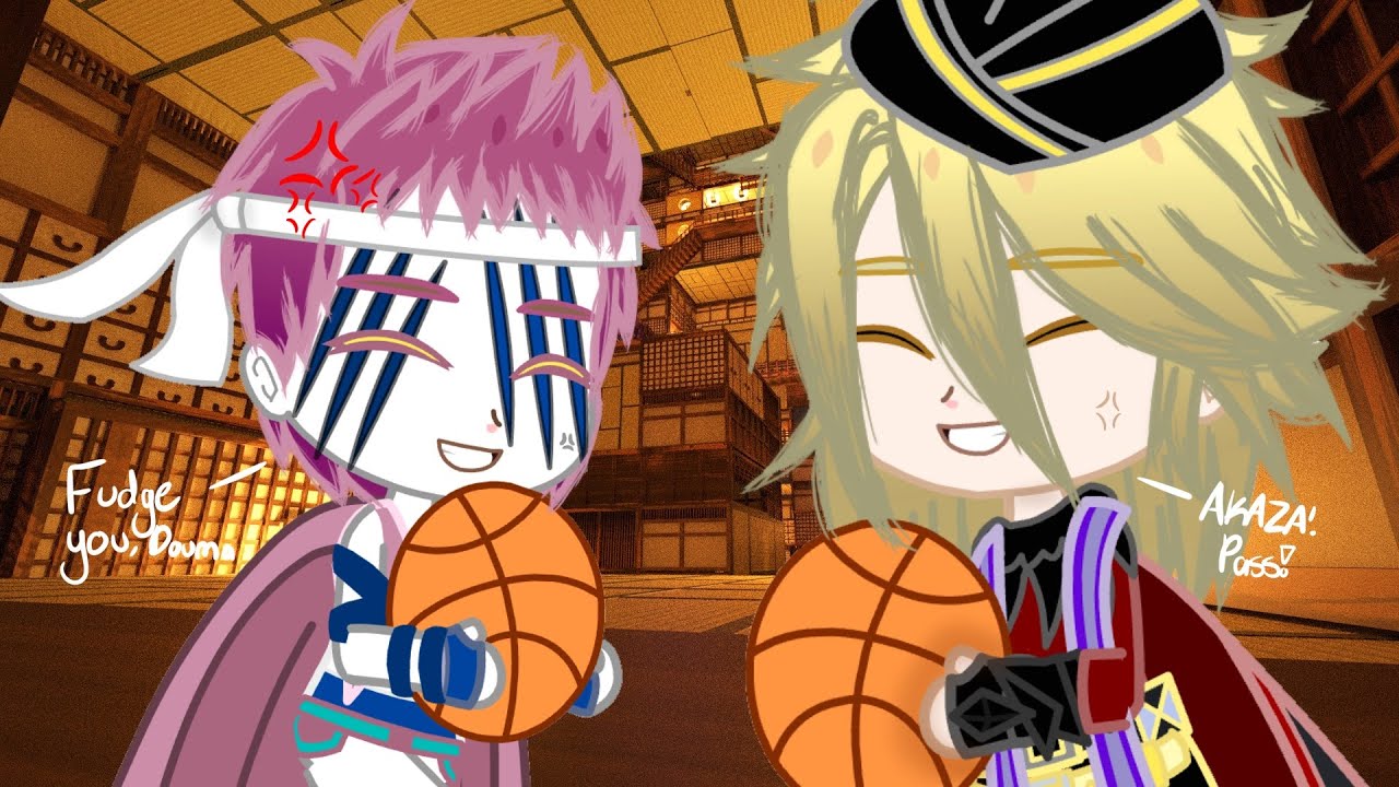 “Akaza, pass! Sorry, my hand slipped😛” (Meme) |Gacha Club| \Demon ...