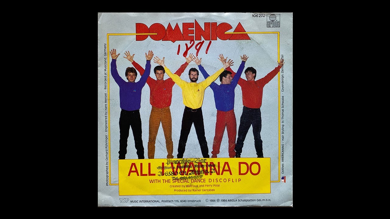 Domenica - All I Wanna Do (Special Disco Version) - YouTube