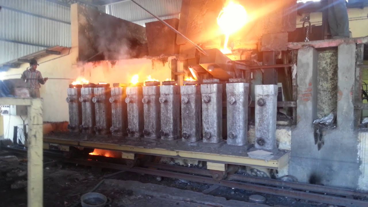 induction furnace (Indo power furnace running at ss steel plant_) - YouTube