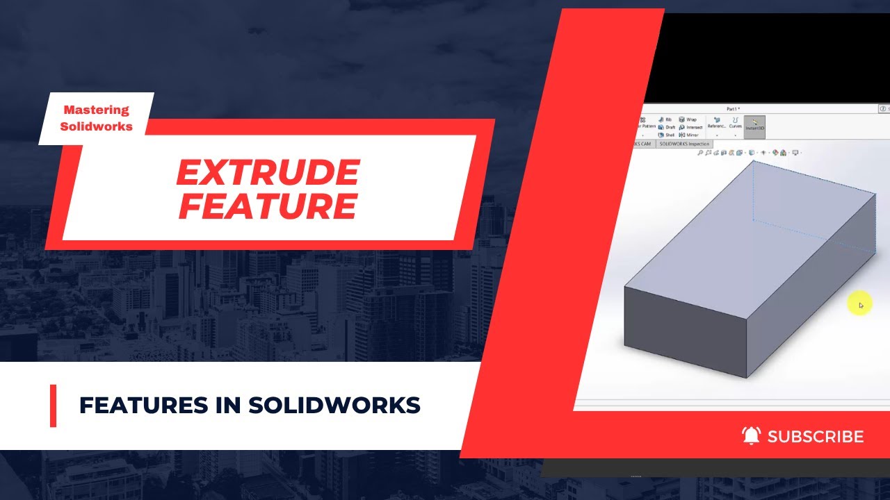 Extrude Feature | Rectangular Extrude - YouTube