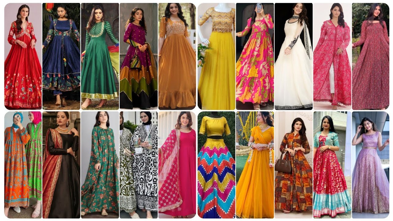 New round dress design 2024/dress collection /dress design 2024/round ...