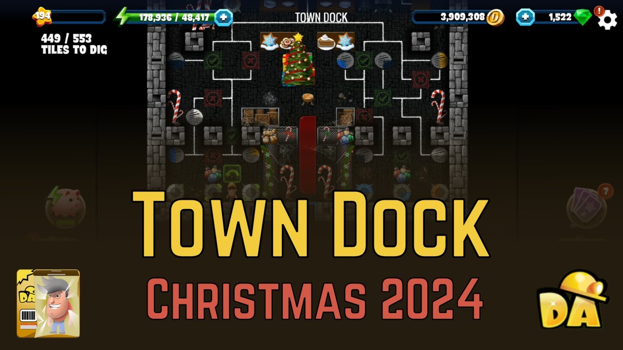 Town Dock - #4 Christmas 2024 - Diggy's Adventure - YouTube