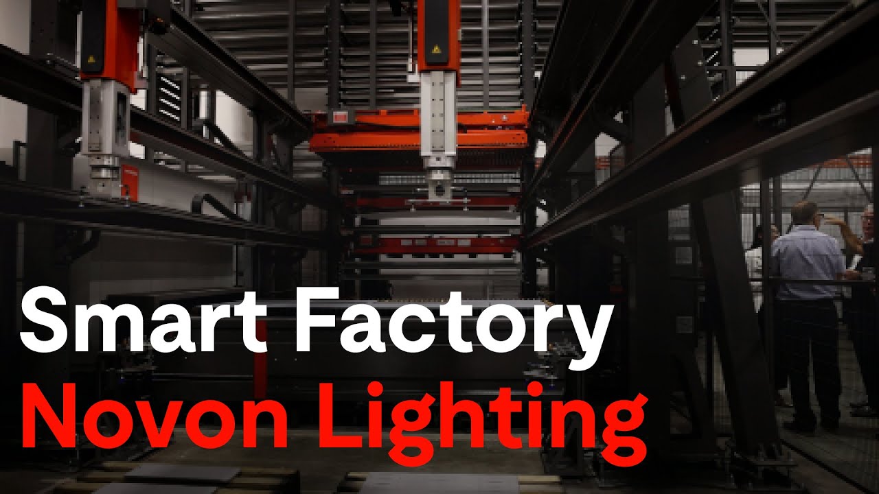 Smart Factory Opening | Novon Lighting | Bystronic (English) - YouTube