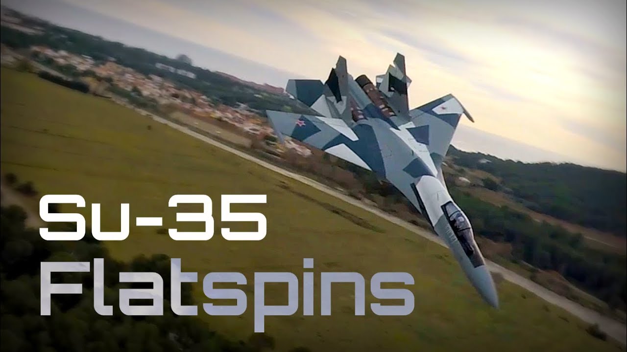 Su-35, Air to Air Flat Spins in FPV!! - HD - YouTube