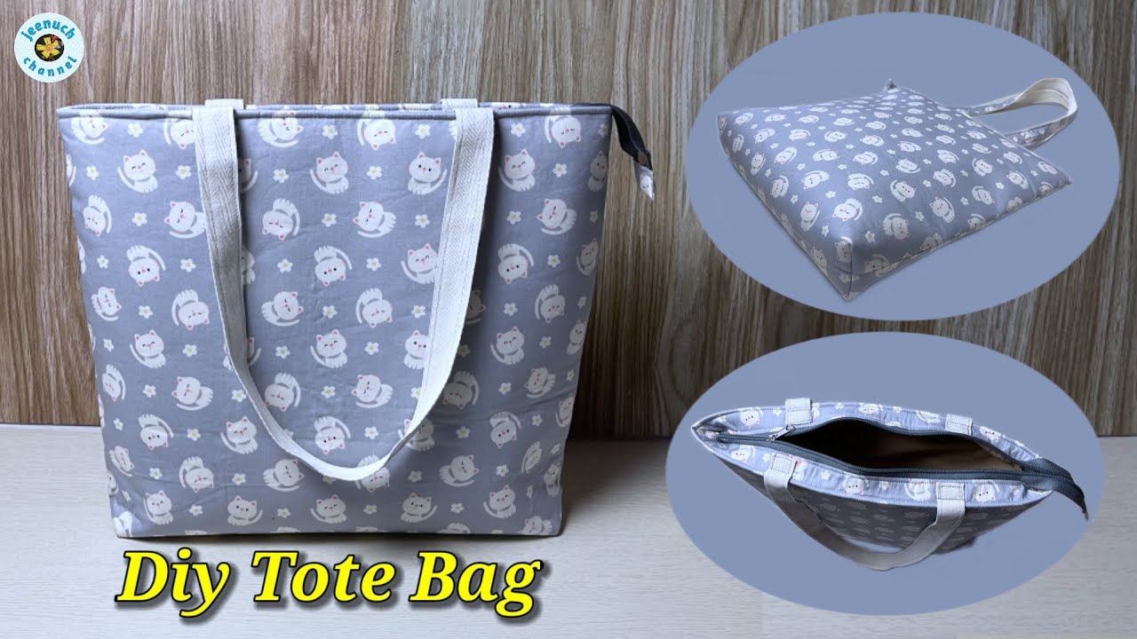 New😍 How to Make Tote Bag | Diy Tote Bag | Diy Shopping Bag | Easy To ...